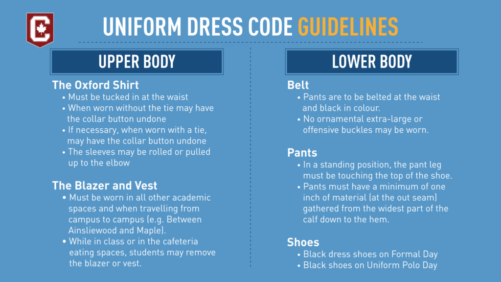 Uniforms – Columbia International College